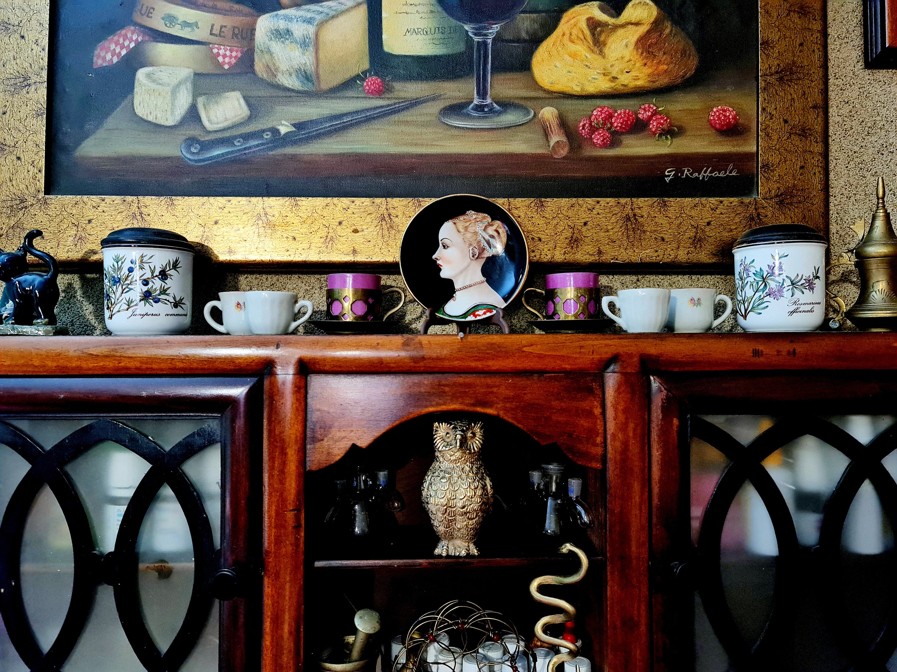 1940's Giuseppe Chiurato Hand Painted Majolica Trinket - Etsy