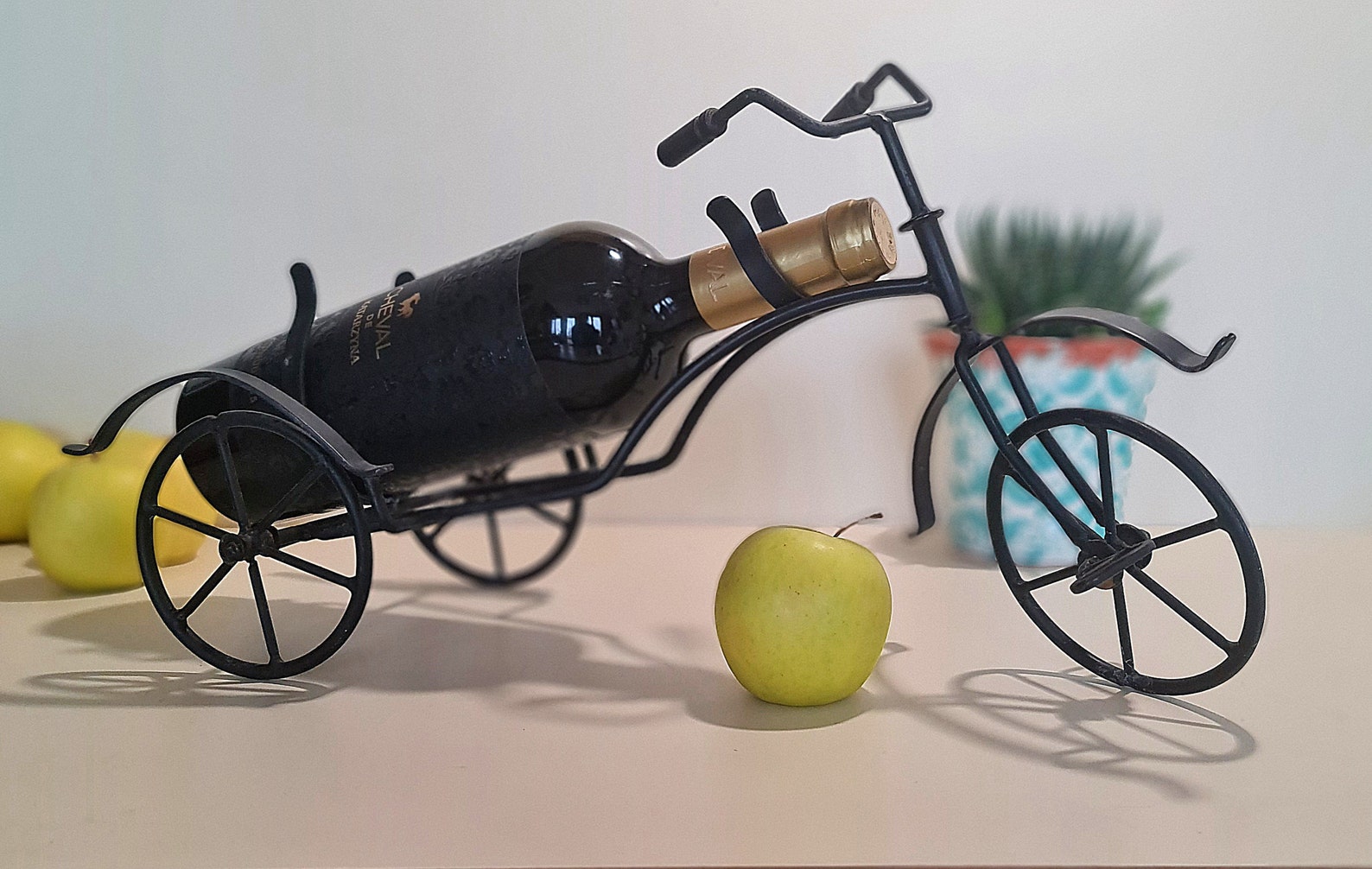 Vintage Metal Tricycle Wine Bottle Holder/ Rack/ Stand - Etsy