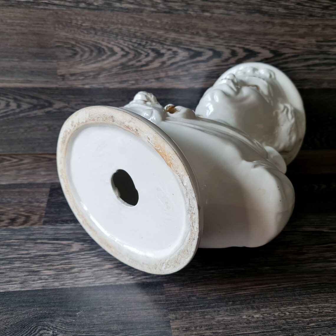 Peter Mook, Charlie Chaplin White Porcelain Bust Sculpture With Gold ...