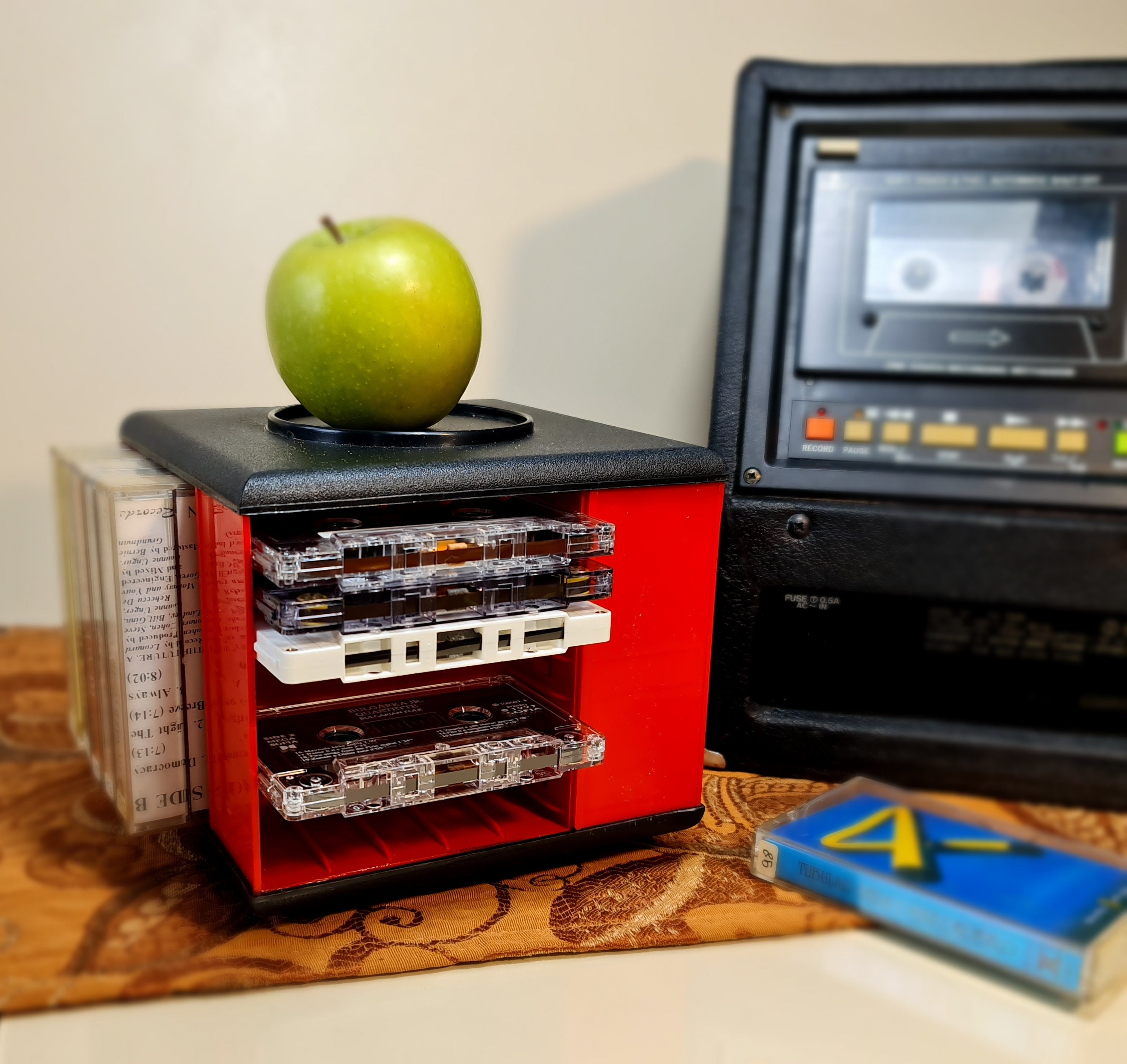 1975, Audio/ Magnetic Tape Cassette Rotating Storage Rack/ Carousel ...
