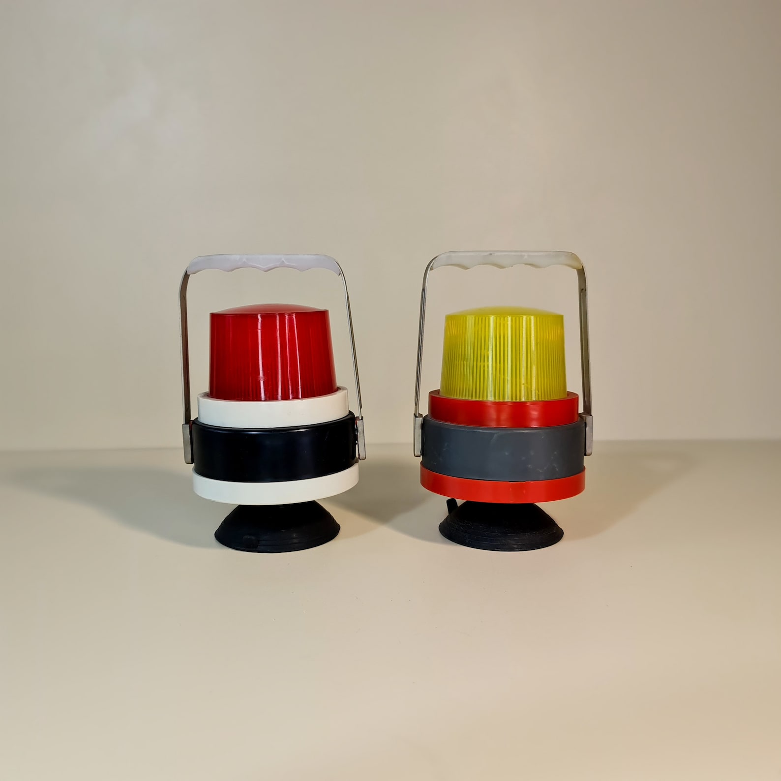 1970's, Vintage Car/ Auto Alarm/ Emergency/ Warning Lights, Set of Two ...