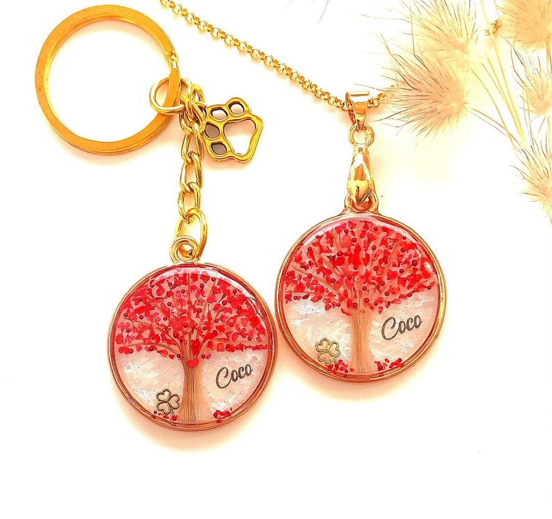 Personalizable Tree of Life Necklace With Hair Strands or Hair, Pendant ...