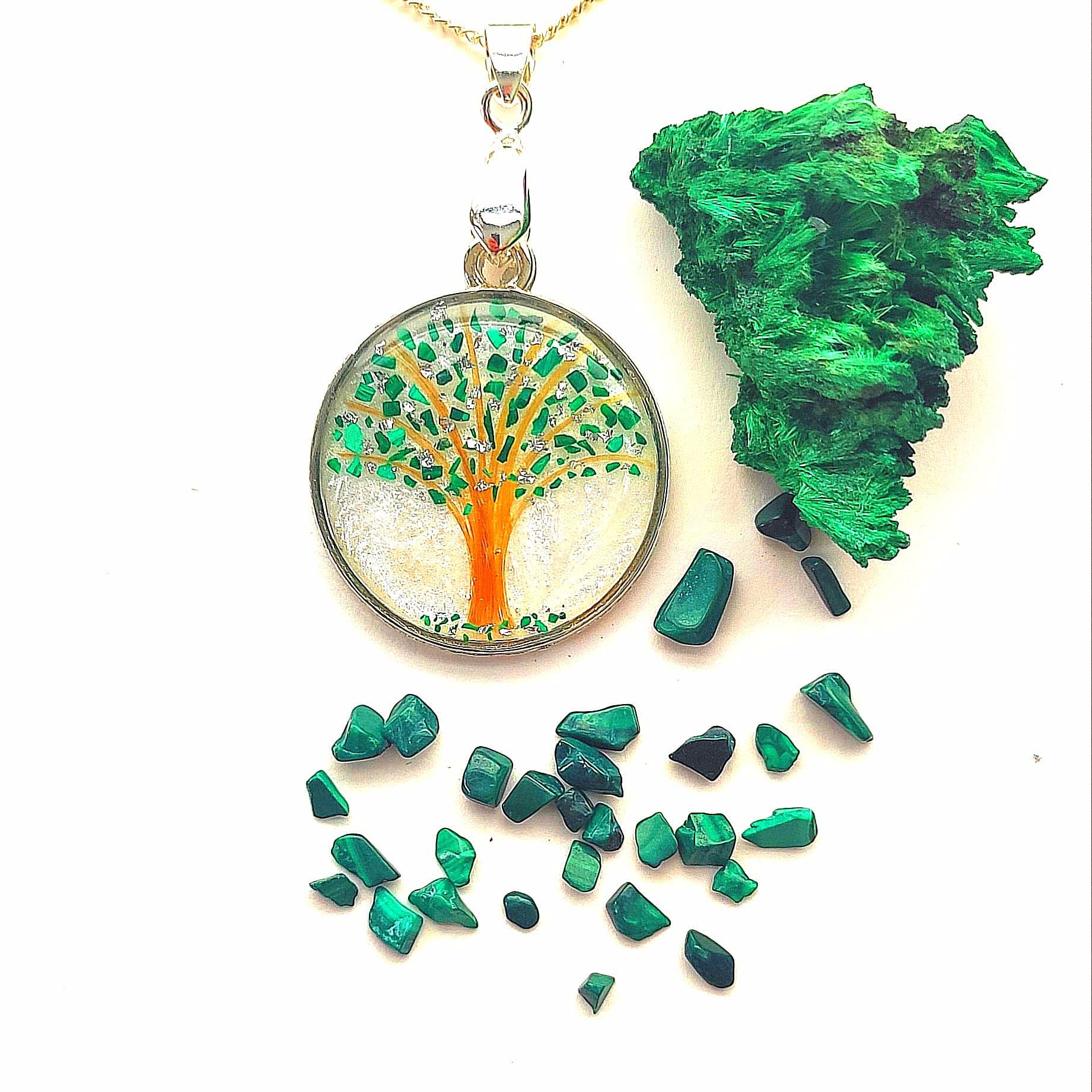 PERSONALISABLE Tree of Life With First Name, Jewel With BIRTH STONE, 12 ...