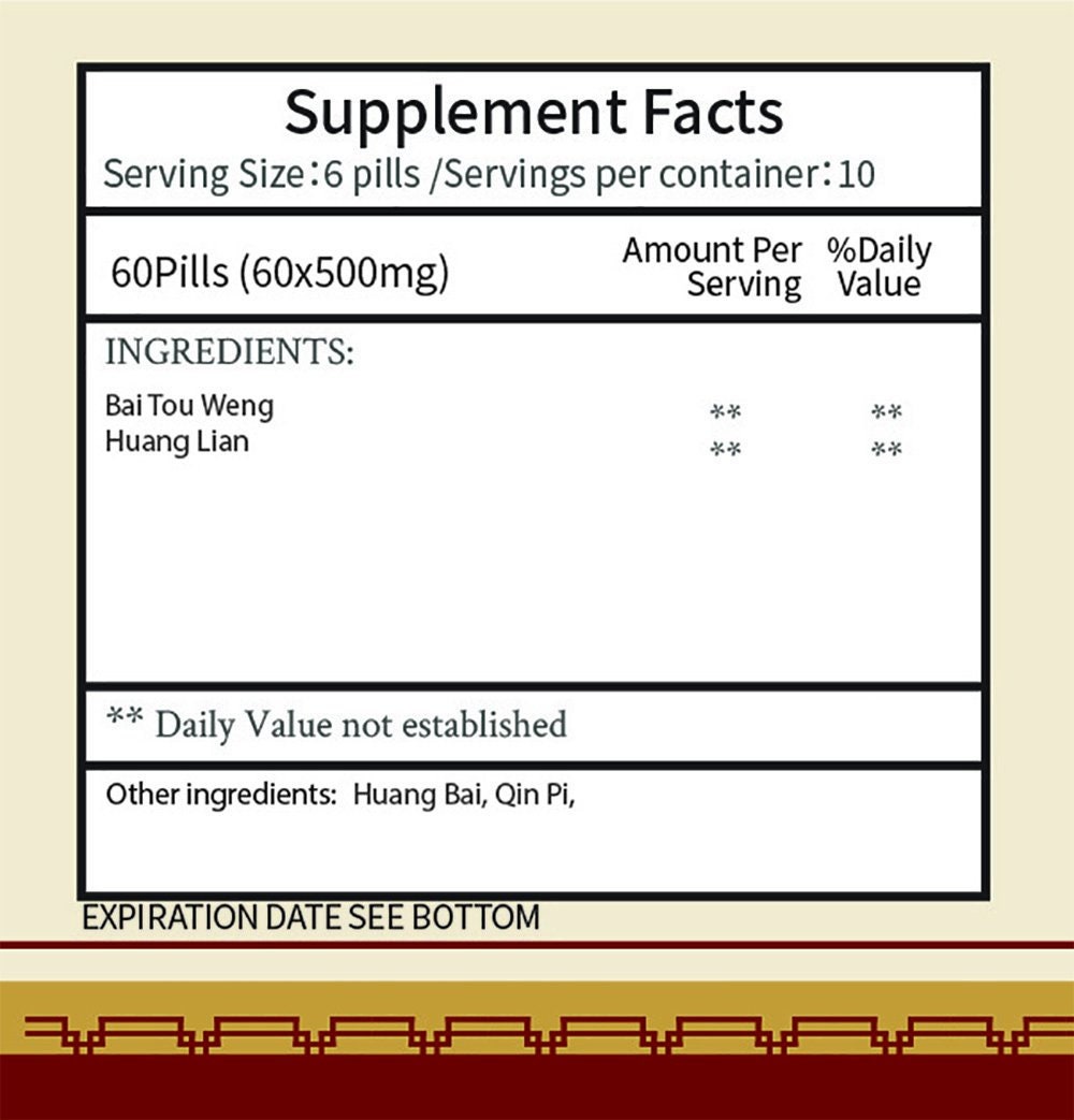 Fuheng Bai Tou Weng Tang 白头翁汤 胶囊 Pulsatilla Decoction FUHENG福恒 Since ...