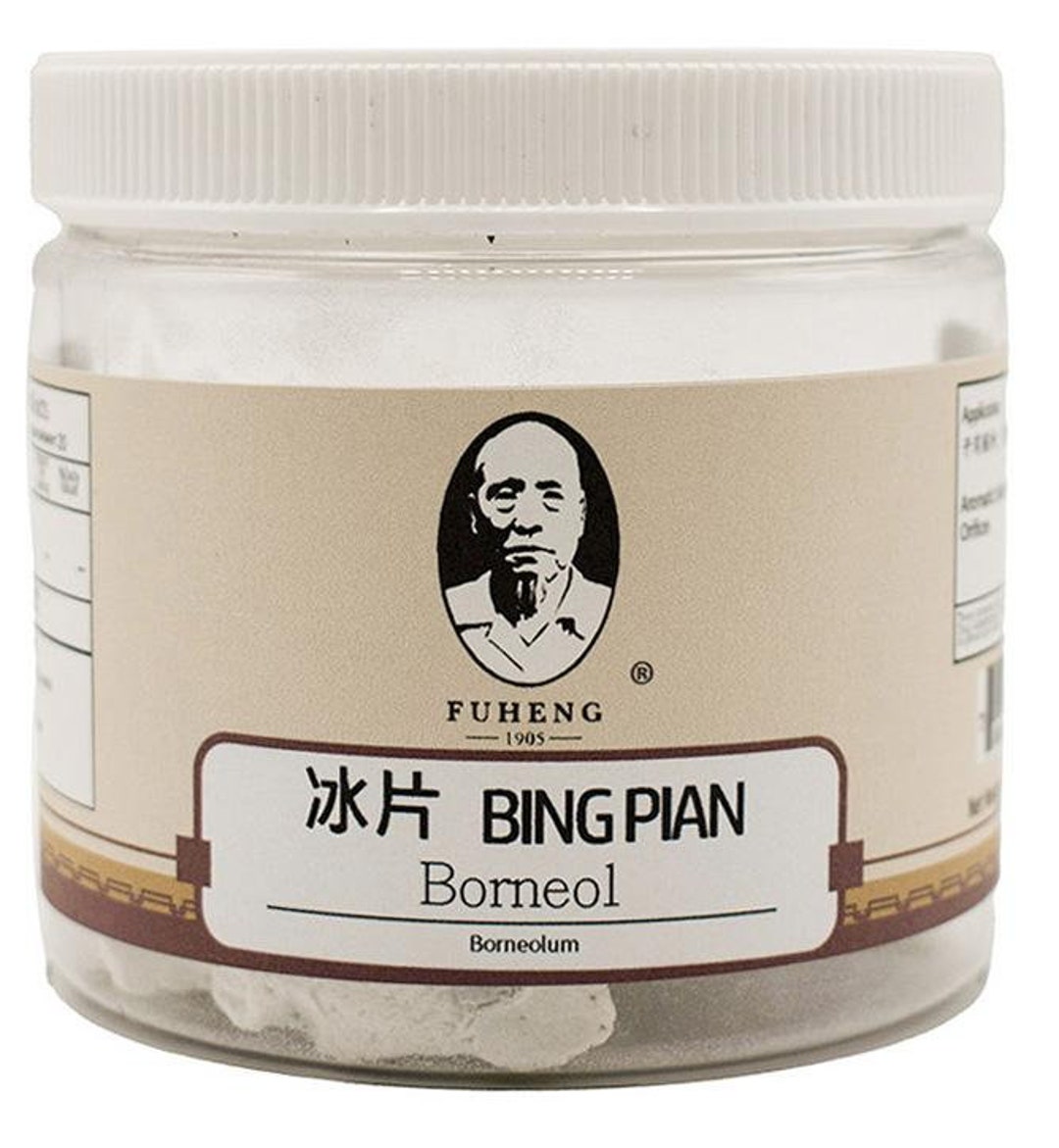 BING PIAN - 冰片 - Borneol - FUHENG福恒 - Since 1905 - 50g - Etsy