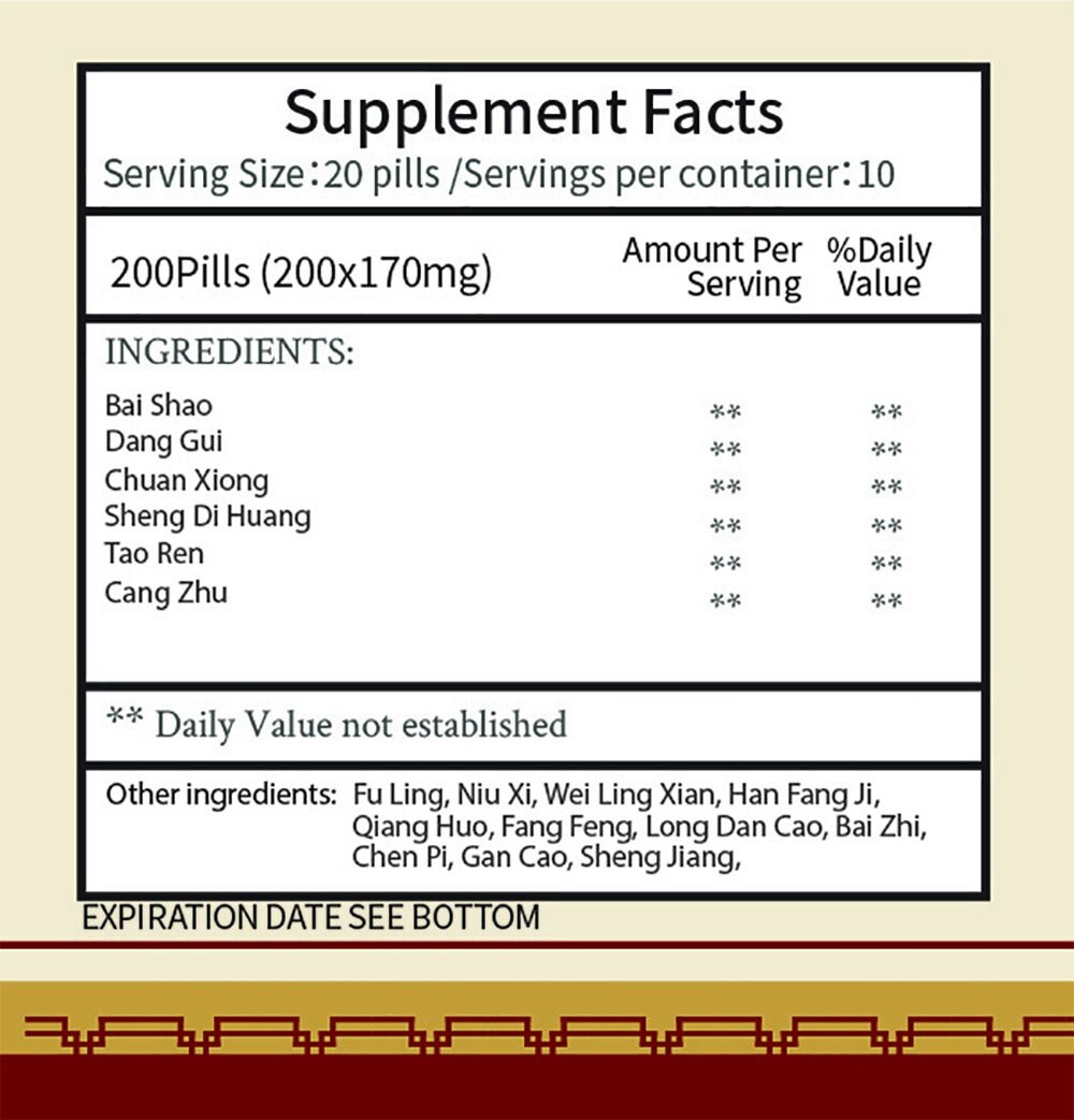 Shu Jing Huo Xue Tang 舒經活血湯 丸剂 Relax the Channels and - Etsy UK