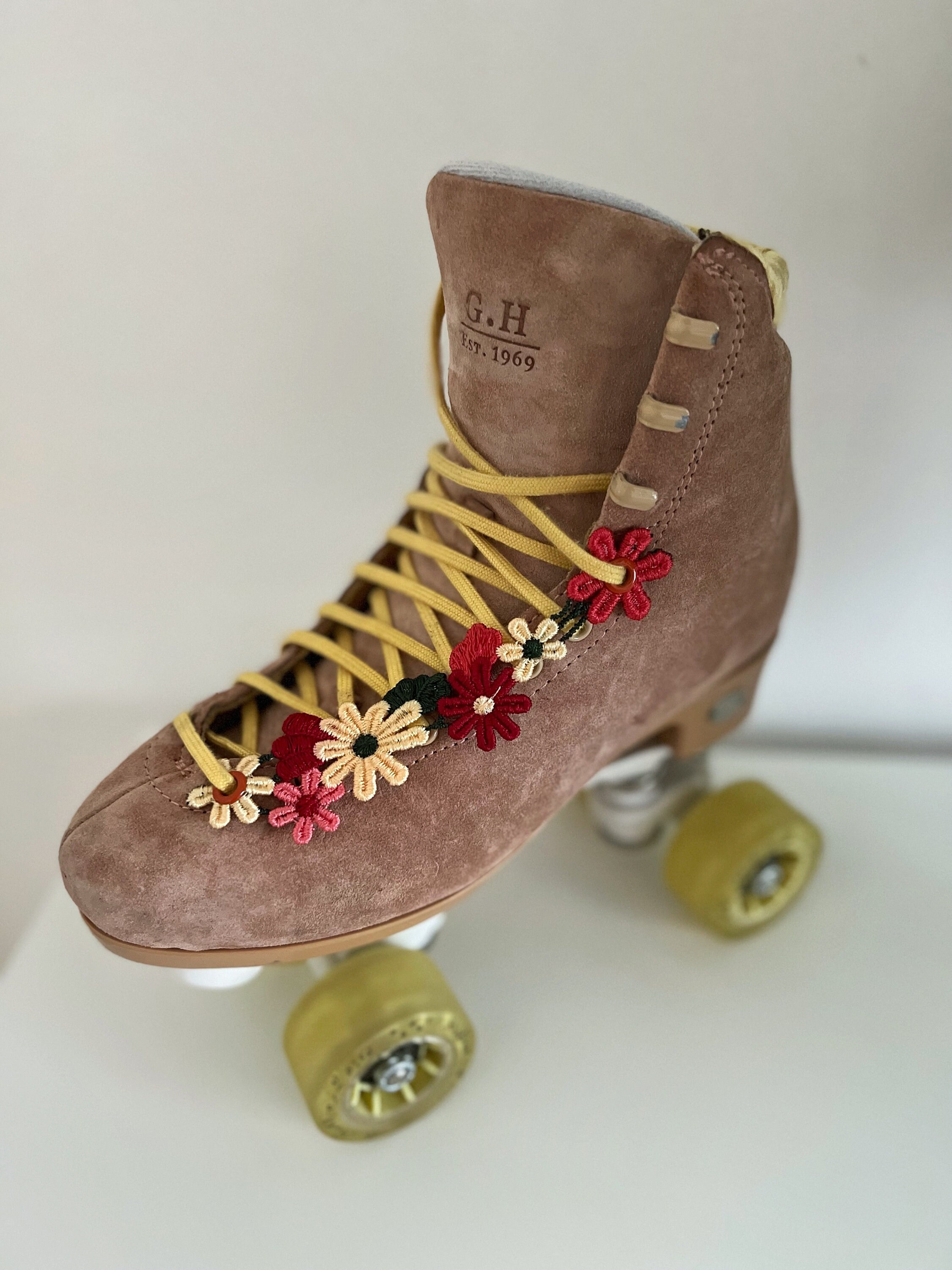 Flowers Lace Chain Roller Skate Accessories Sold in Singles - Etsy