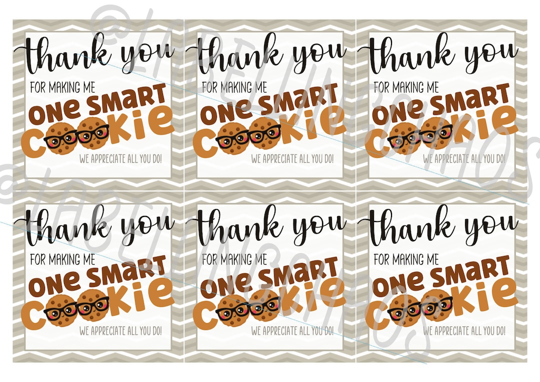 Teacher Appreciation Cookie Jar Labels, Pdf File, INSTANT DIGITAL ...