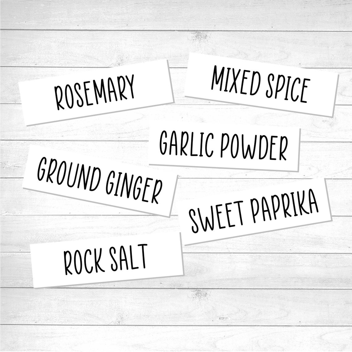 Spice Labels SVG, Herb & Spice Labels, Vinyl Pantry Decals, Kitchen ...