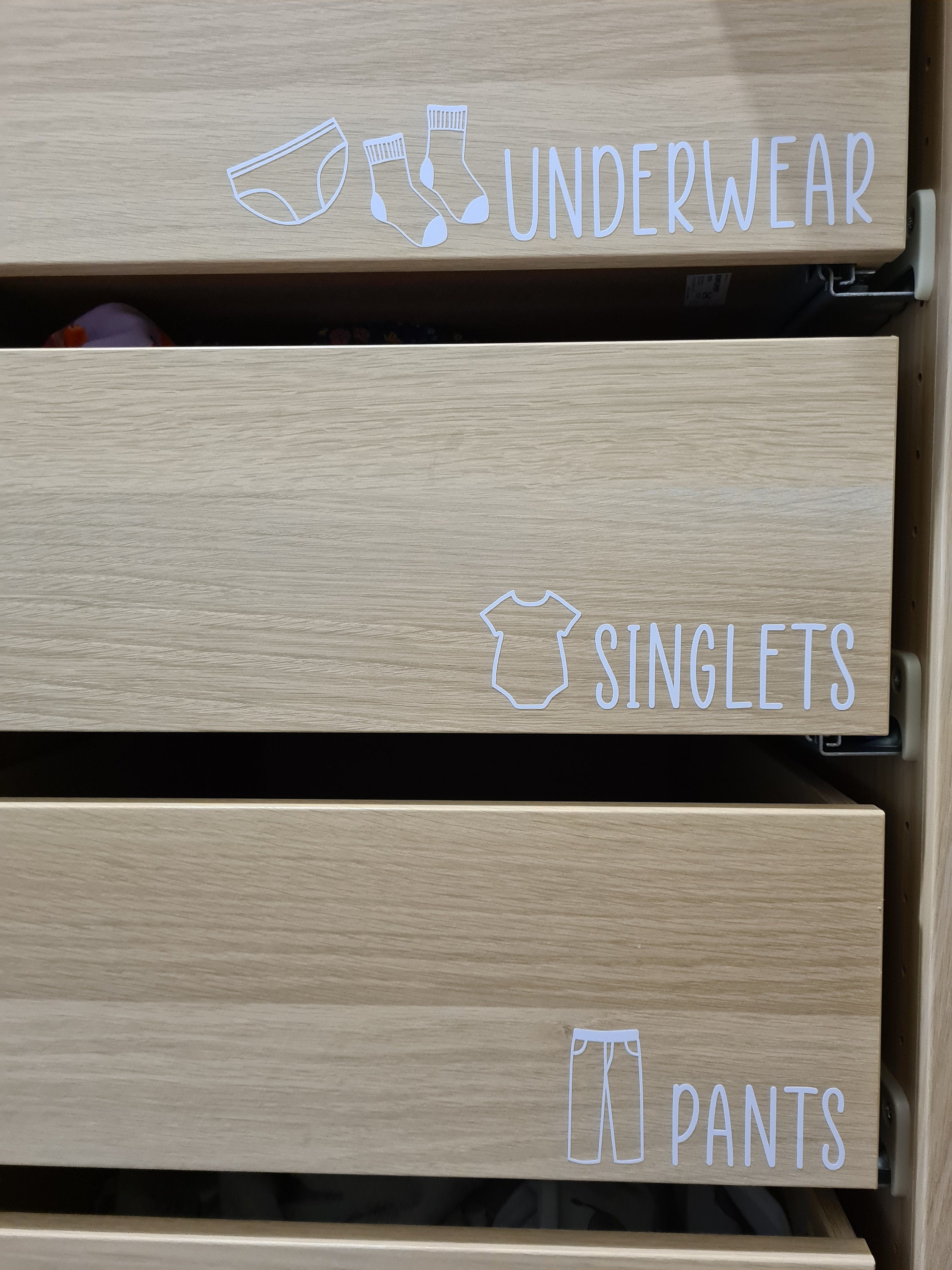 Wardrobe Labels SVG, Clothes Labels, Vinyl Wardrobe Decals, Bedroom ...