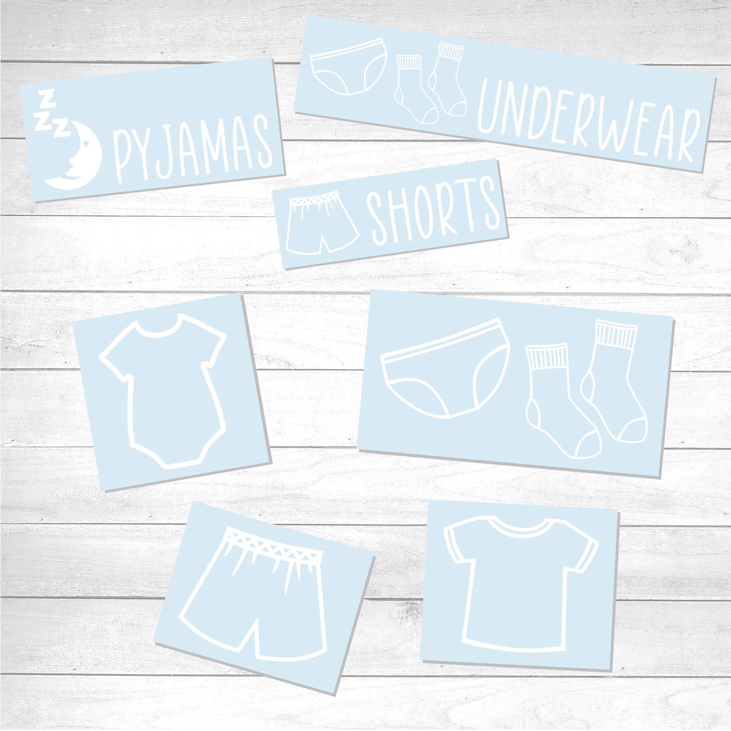 Wardrobe Labels SVG, Clothes Labels, Vinyl Wardrobe Decals, Bedroom ...