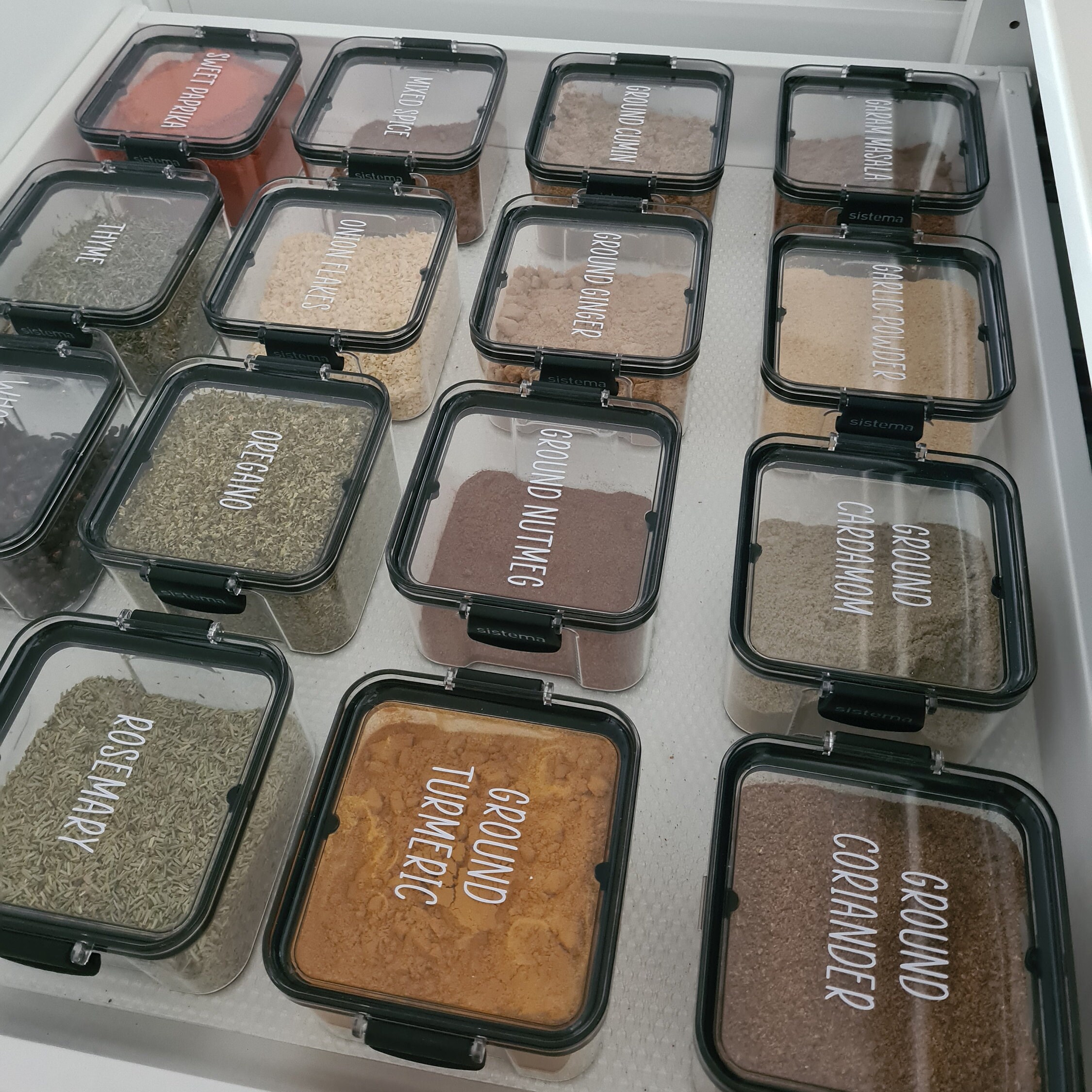 Spice Labels SVG, Herb & Spice Labels, Vinyl Pantry Decals, Kitchen ...