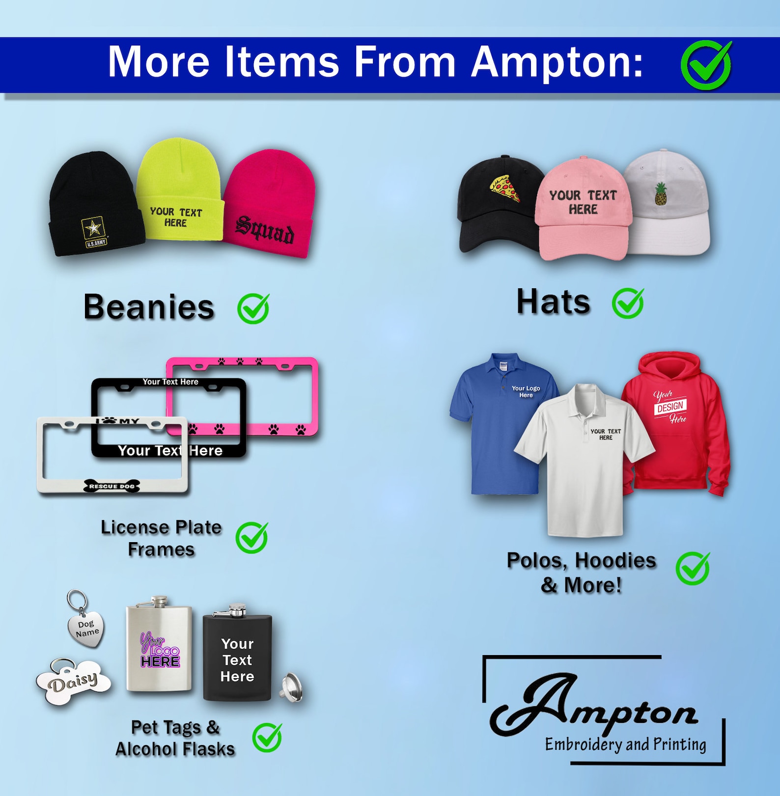 Custom Embroidered Mens Polo Shirts Embroidery Collared Logo | Etsy