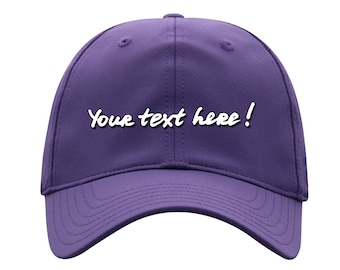 3D or 2D Puff Embroidery Custom Hat Embroidered Structured Adjustable ...