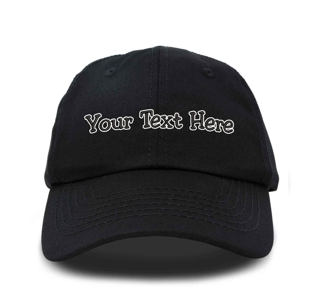 Personalized Hats for Men and Women. Custom Baseball Unstructured ...