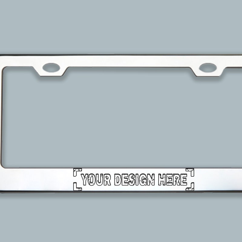 Custom License Plate Frame - Etsy