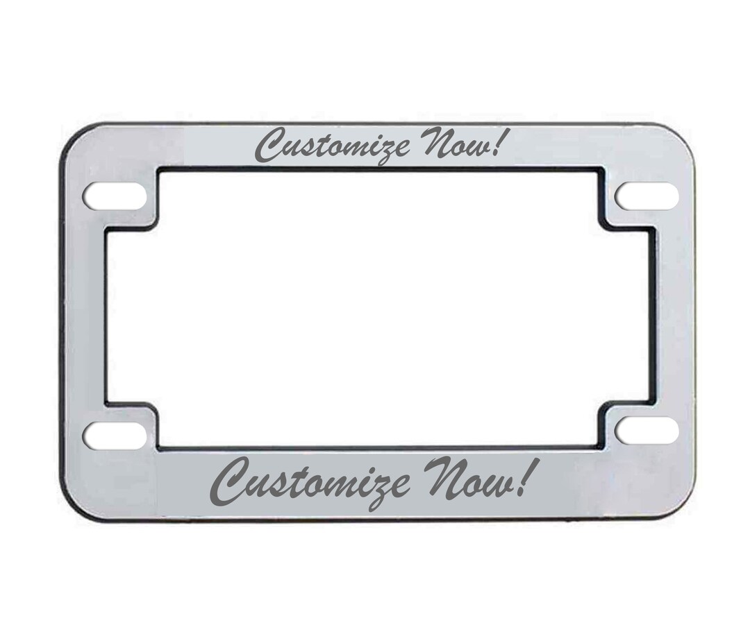 License Plate Custom Motorcycle License Plate Frame Bike Parts ...
