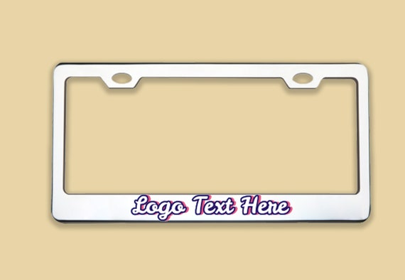 Your Custom Text Plate Frame License Plate Holder Car Tag - Etsy