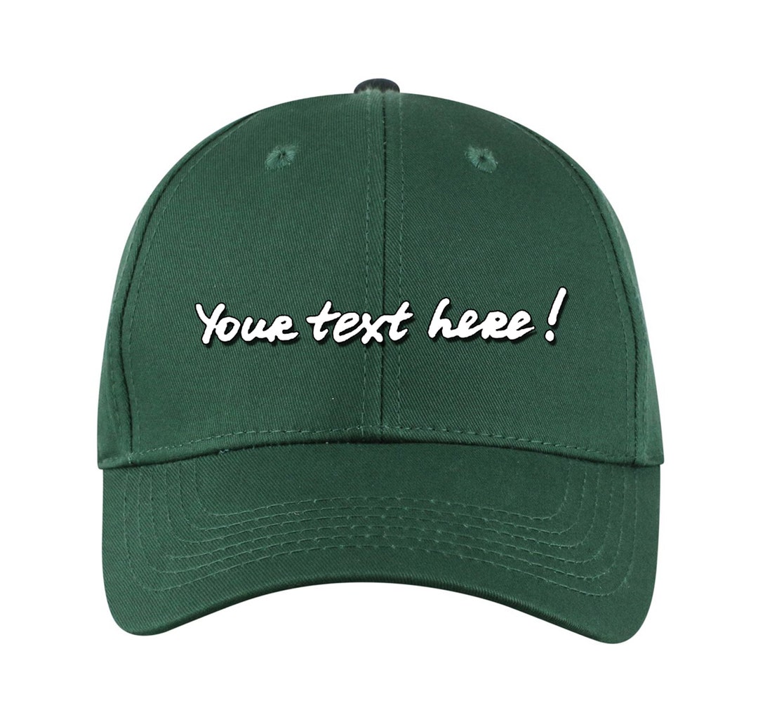 Personalized Baseball Hat, Custom Baseball Cap, Handwriting Script ...