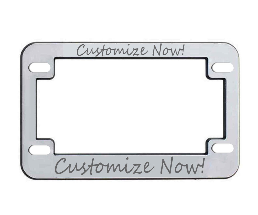 License Plate for Bikes | Motorcycle License Plate Frame Bike Parts ...
