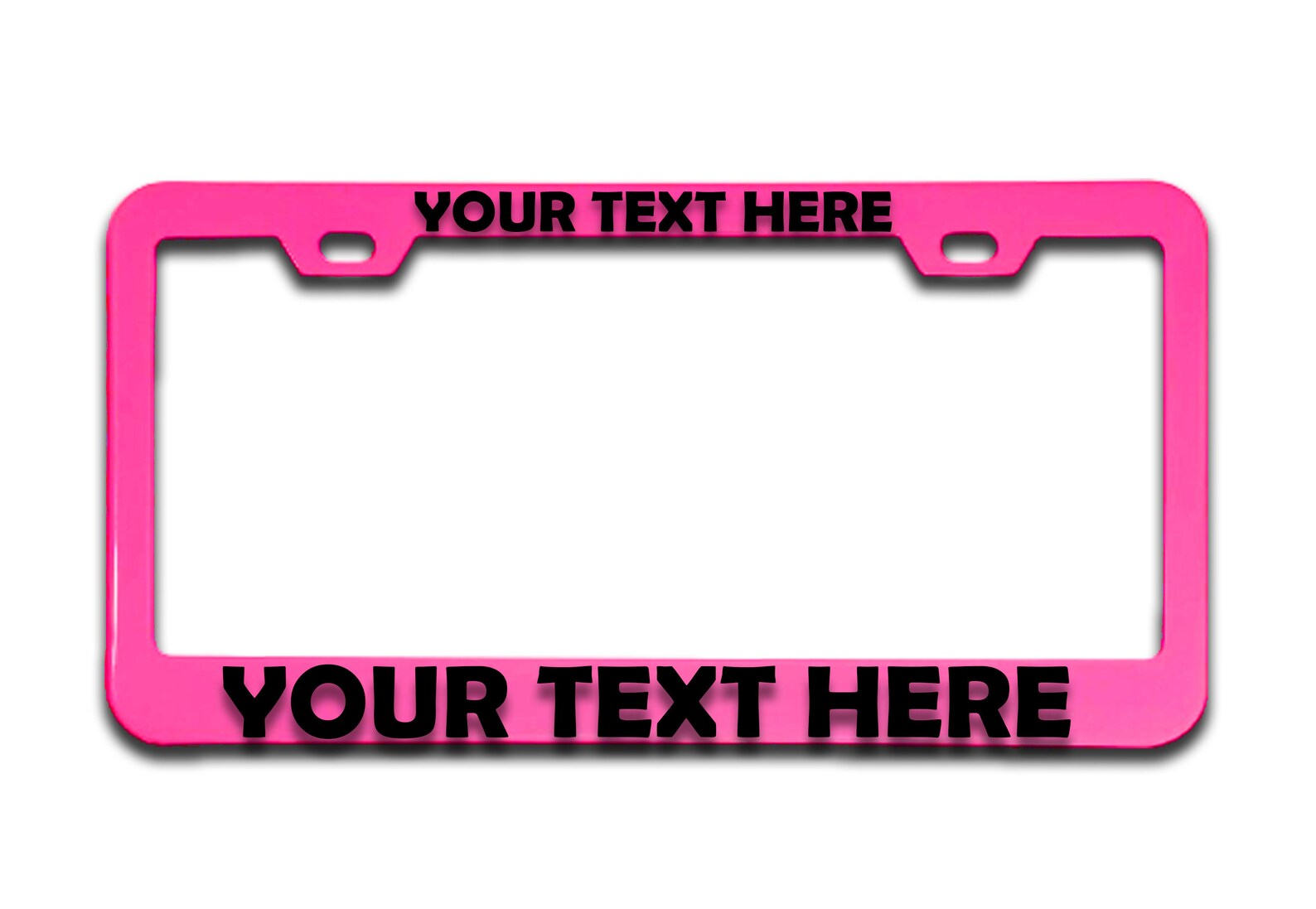 Custom License Plate Frame - Heavy Duty Stainless Steel License Plate ...