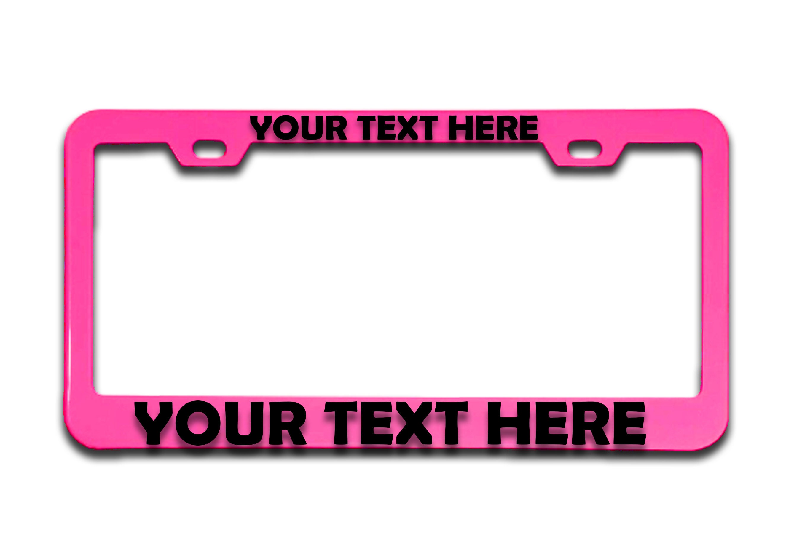 Custom License Plate Frame - Heavy Duty Stainless Steel License Plate ...