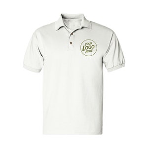 Custom Embroidered Mens Polo Shirts Embroidery Collared | Logo Fit Golf ...