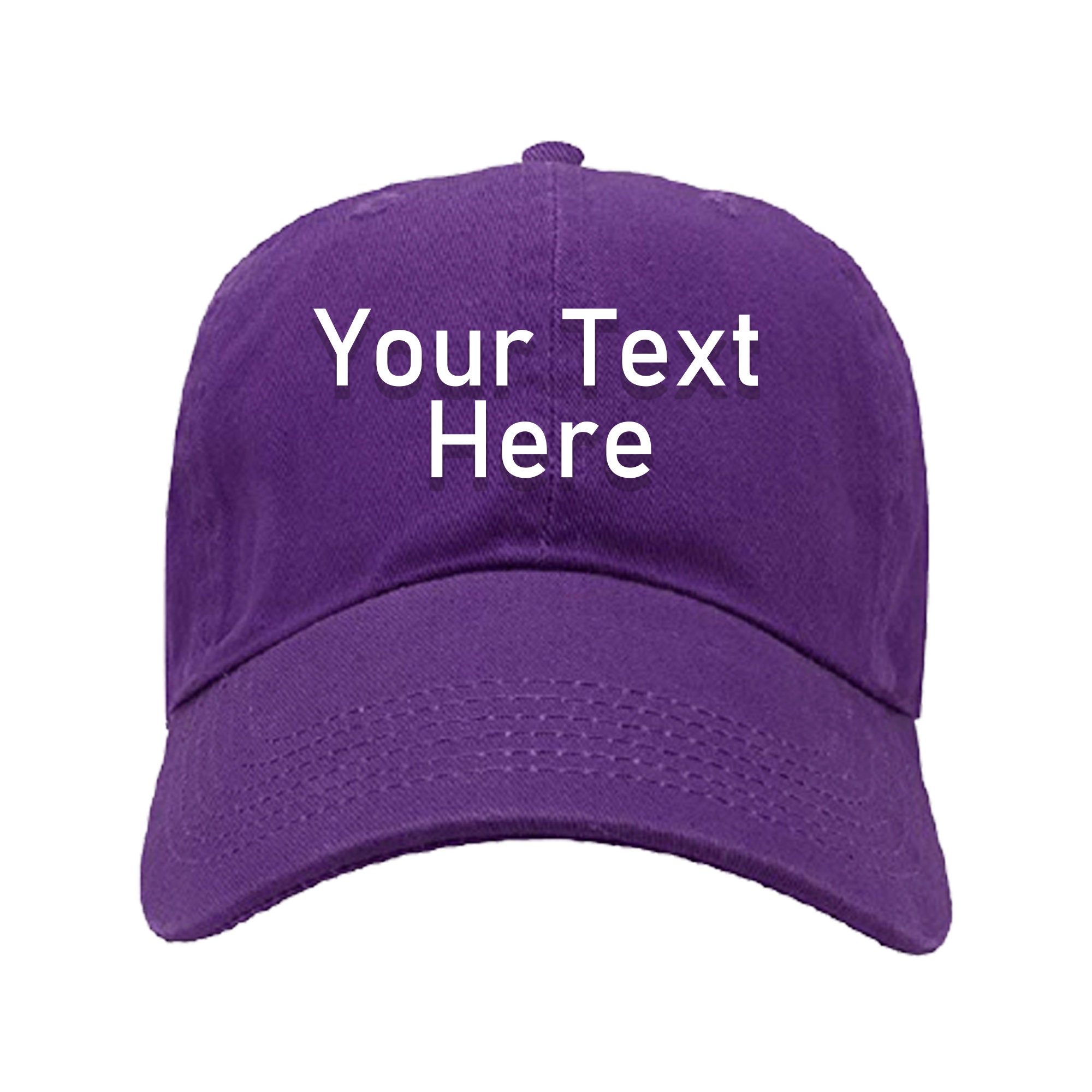 3D Or 2D Puff Embroidery Custom Hat Embroidered Structured | Etsy