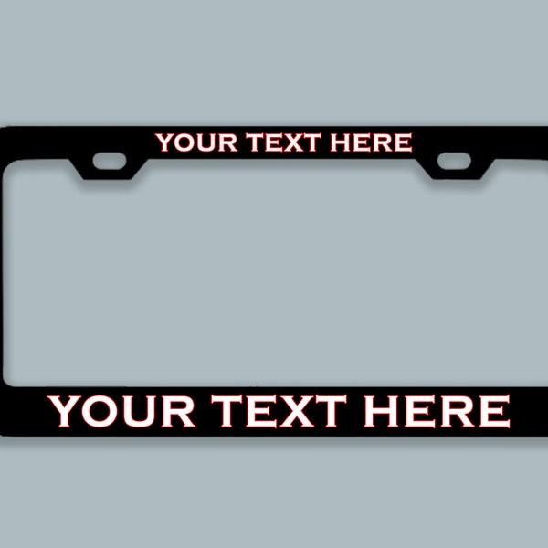 Personalized License Plates Holder - Etsy
