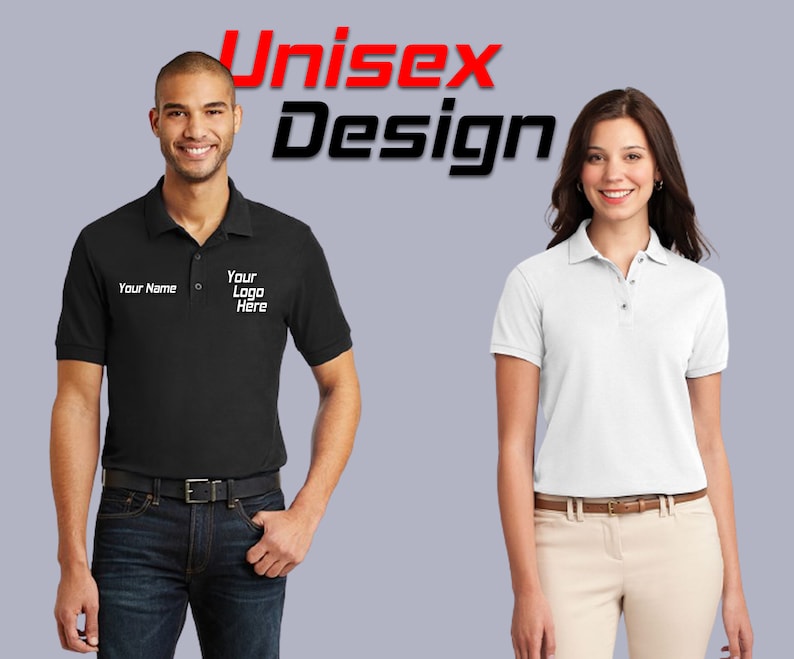 Custom Embroidered Mens Polo Shirts Embroidery Collared Logo | Etsy