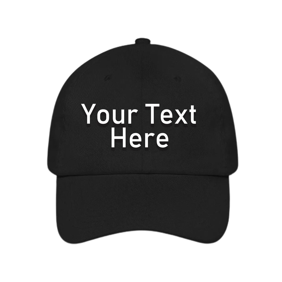 Personalized Custom Embroidered Dad Hat | Design Your Own Structured ...