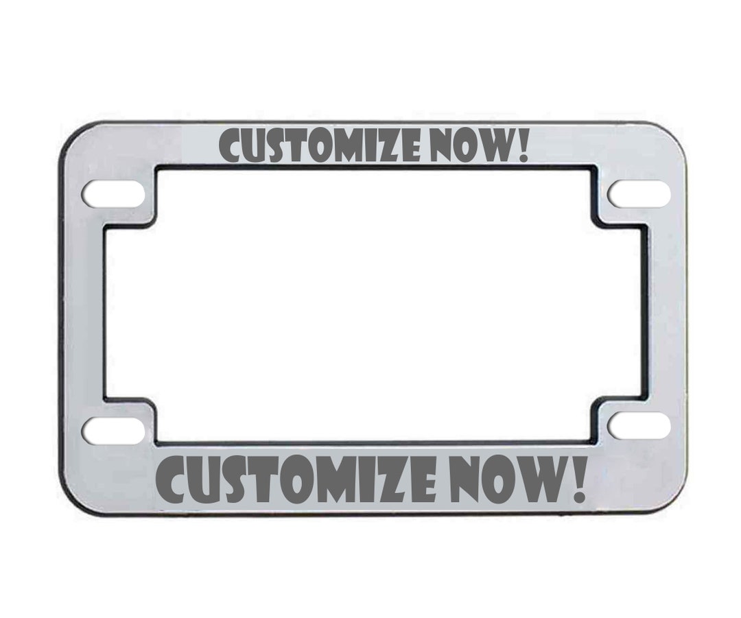 Individuelles, personalisiertes State License Plate Motorrad ...