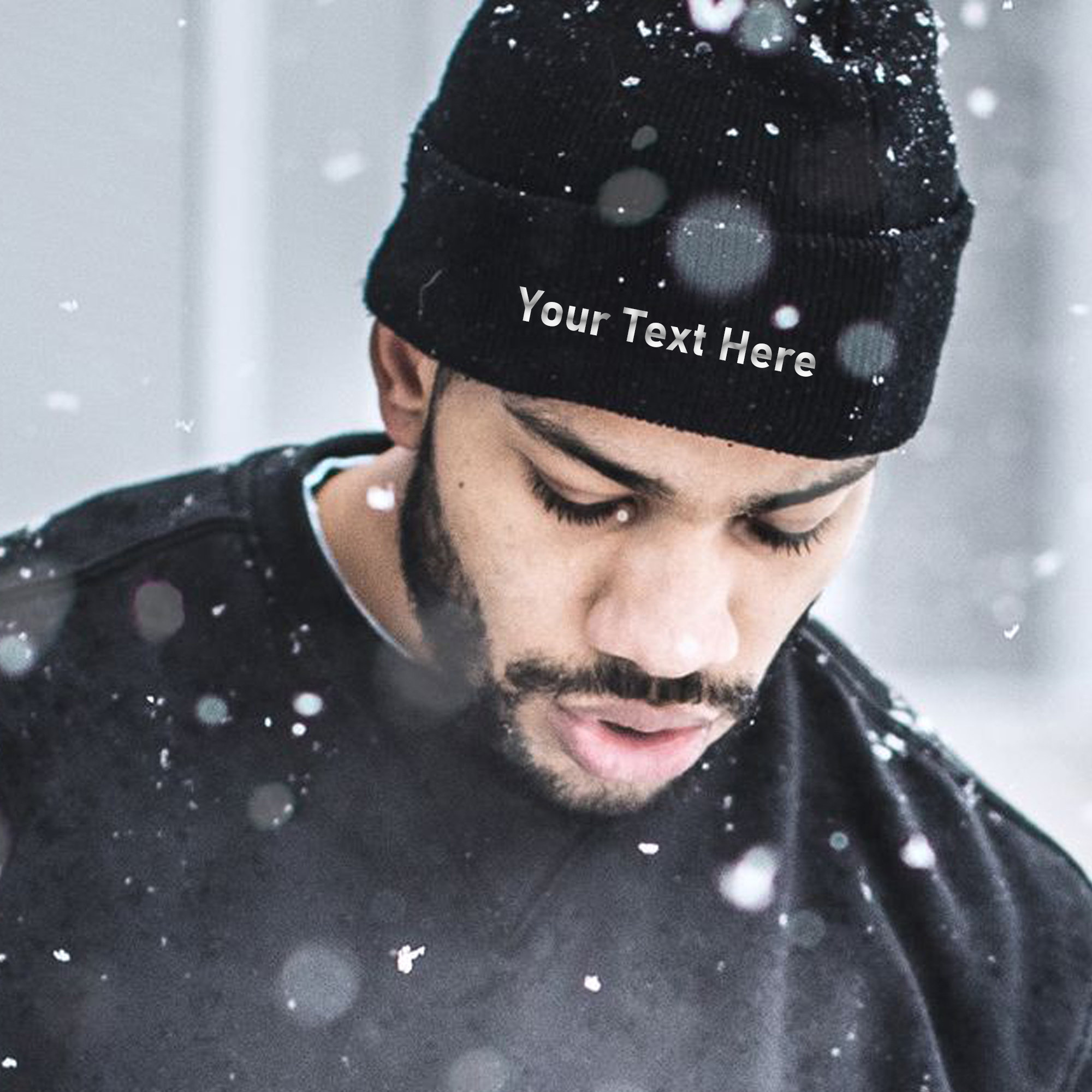 Custom Text Beanie Your Text Here Custom Hat Custom Monogram | Etsy