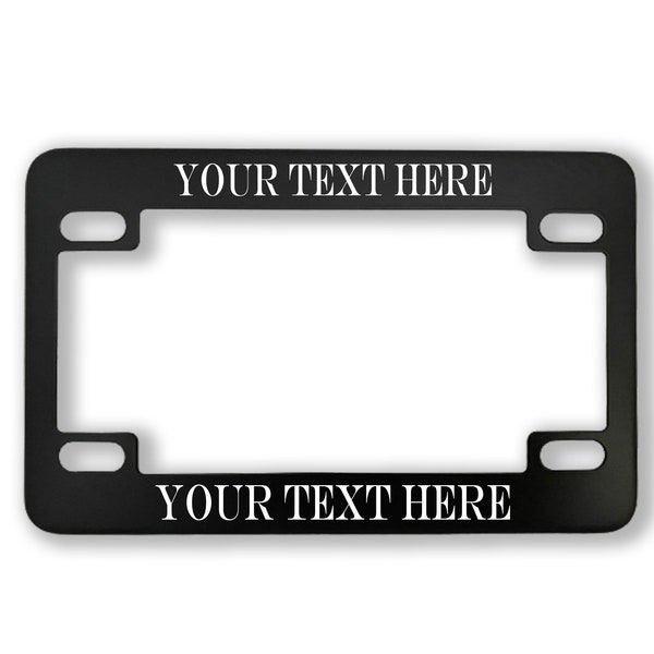 Motorcycle License Plate Frames - Etsy