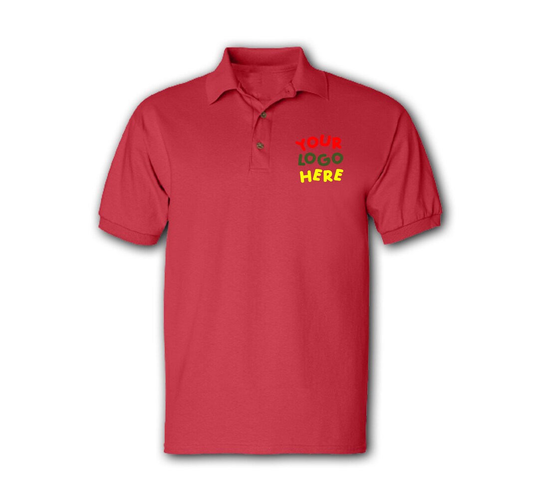 Custom Embroidered Polo Shirts for Ladies Women & Men - Your Text ...