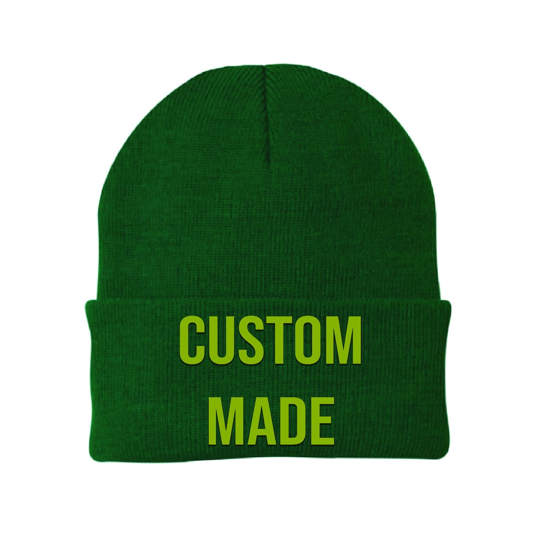 Customized Beanie Custom Stitched Snow Cap Ski Cap Snow Cap Logo ...