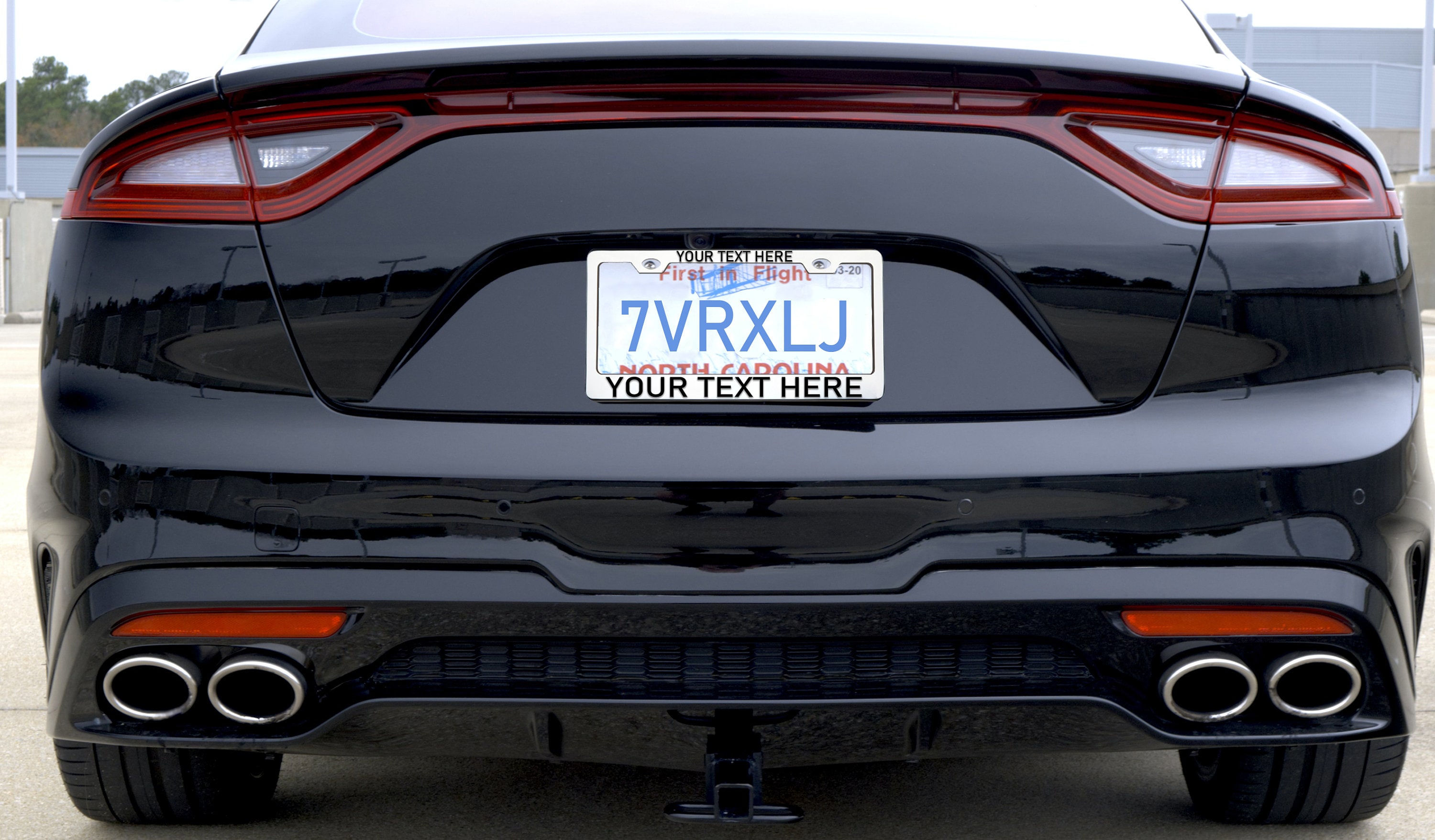 Customized Heavy Duty License Plate Frame Laser Engraved - Etsy