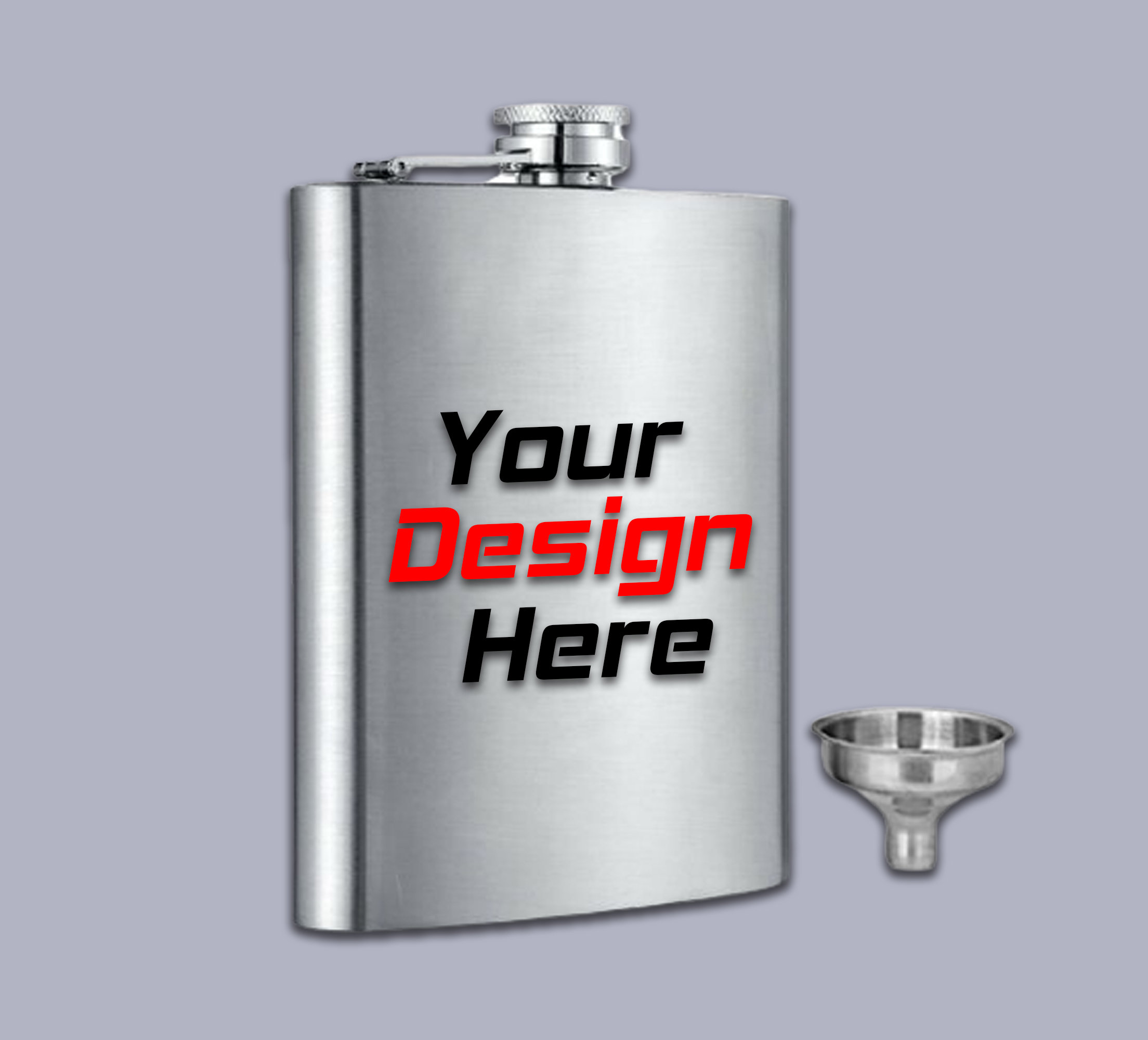 Personalized Etched Flask With Custom Your Text Here Your - Etsy
