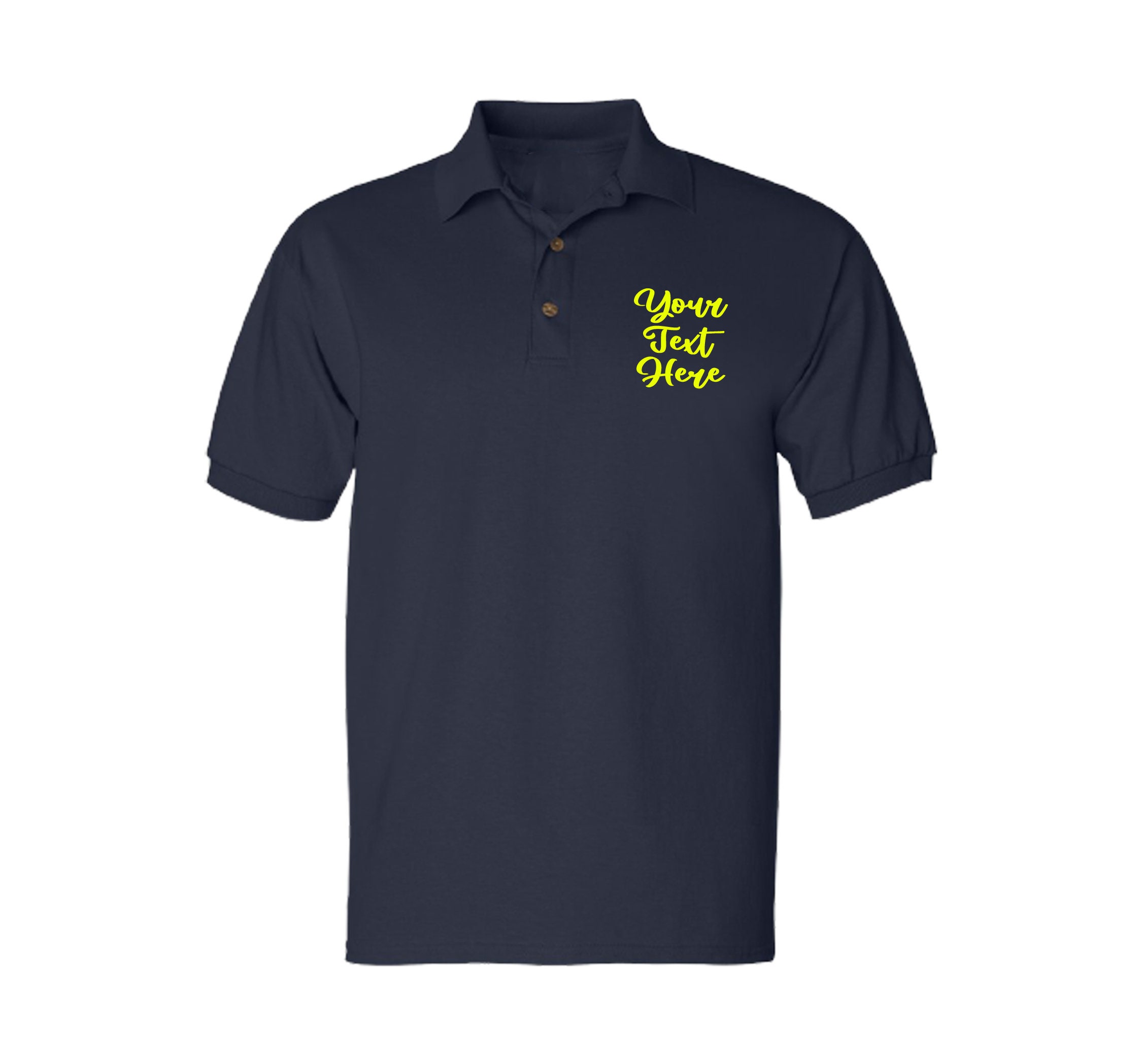 Custom Embroidered Polo Shirts for Women & Men Add Your Text - Etsy