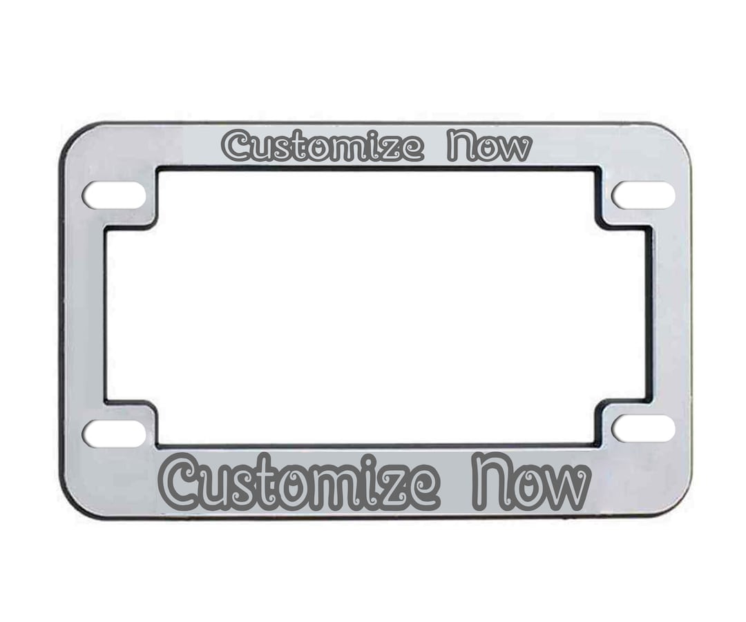 Motorcycle Personalized Frames Design | Motorcycle License Plate Frame ...