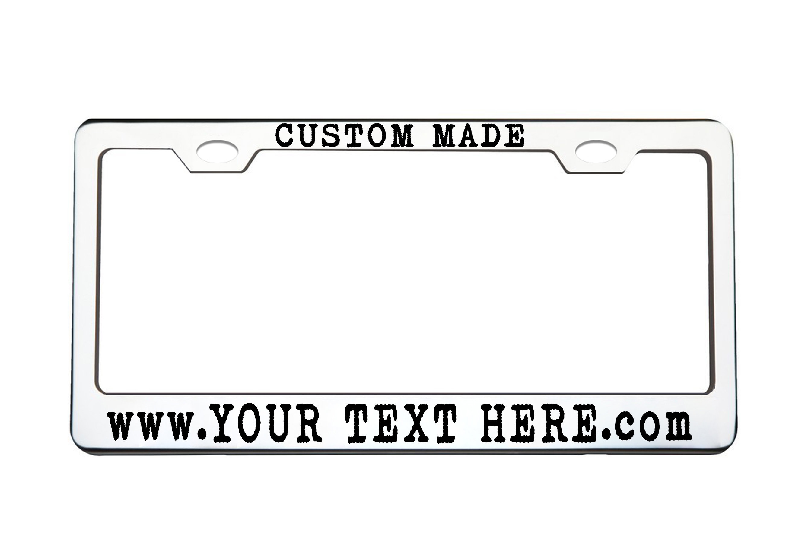 Custom License Plate Frame Laser Engraved on High Quality - Etsy