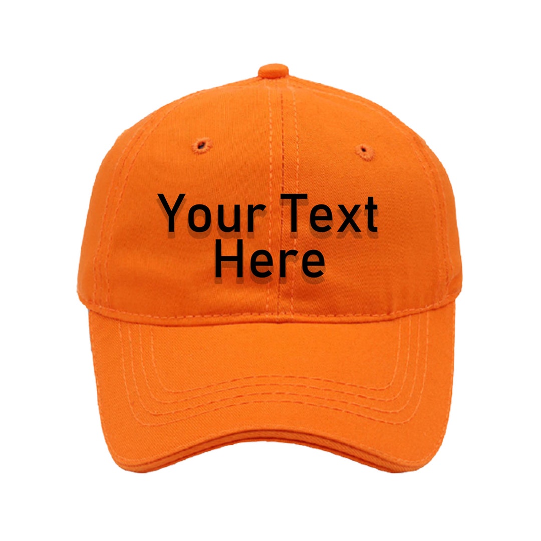 Custom Embroidered Logo Baseball Cap, Baseball Hat, Dad Hat, Baseball ...