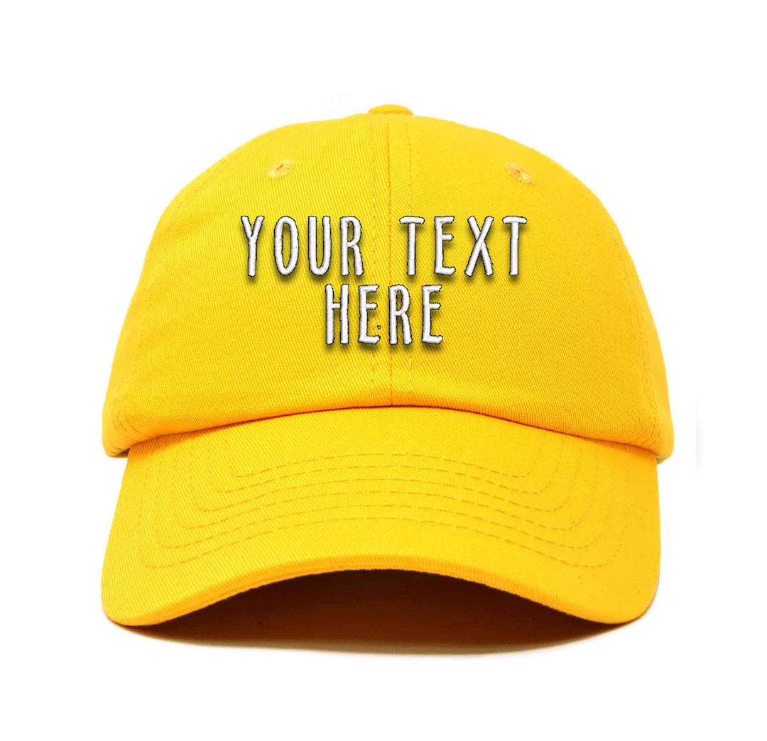 Low Profile Hats / Embroidered Dad Hat / Unstructured Gym Cap Bachelor ...