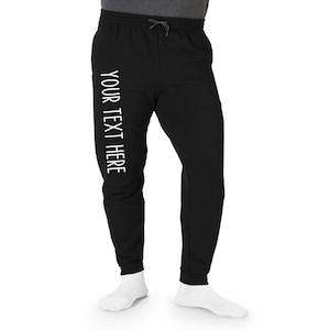 Custom Sweatpants Personalized Jogger , Custom Sweatsuit , Custom Logo ...