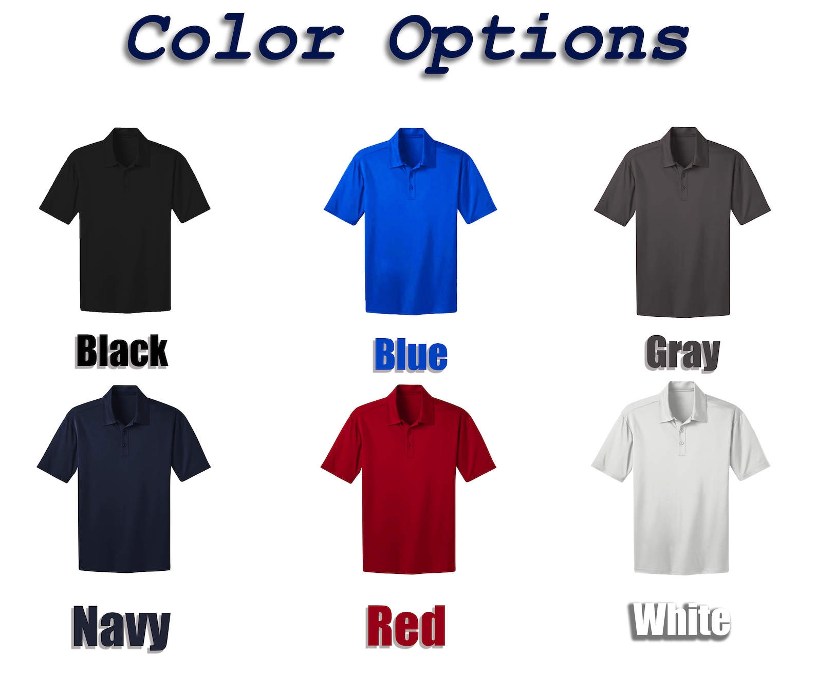 Men'swomen's Performance Polo, Personalized Name Polo, Monogrammed Polo ...