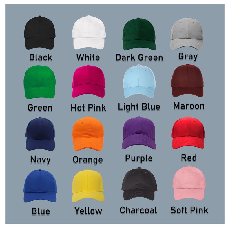Custom Embroidered Logo Baseball Cap, Baseball Hat, Dad Hat, Baseball ...