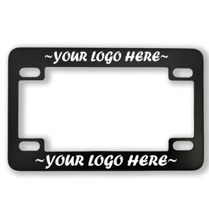 Custom MOTORCYCLE Personalized | Motorcycle License Plate Frame Bike ...