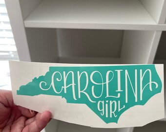 Carolina Girl Decal - Etsy