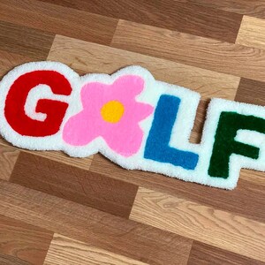 Tufted Rug Golf Cherry Bomb Custom - Etsy