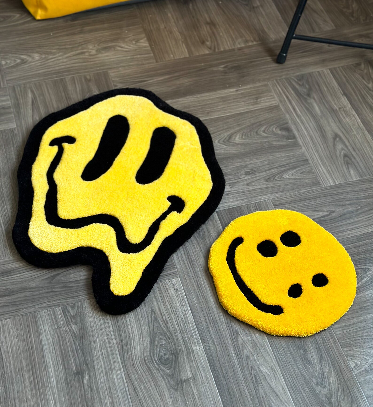 Smiley Face Rug , Custom Rug . Rugs for Bedroom Aesthetic , Hand Tufted ...